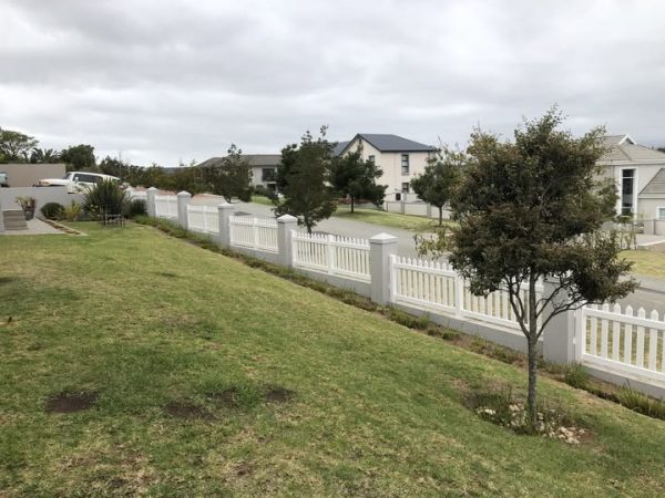 Fendeck's Open Picket fence for wall infills - Fendeck Premium PVC Fencing